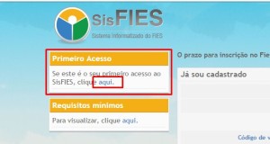 SisFIES Primeiro Acesso - Boleto FIES BR